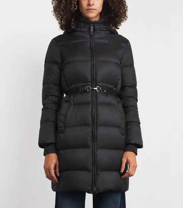 Max Mara Down Quilted Longline Jacket