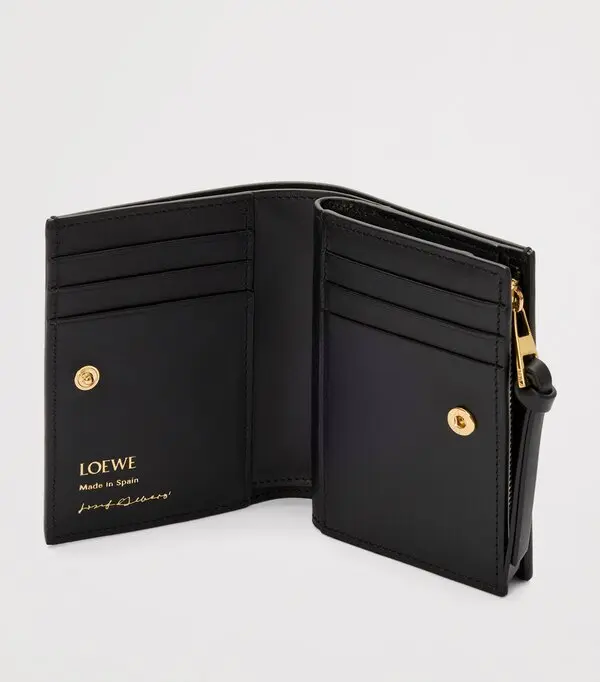 Loewe X Albers Leather Compact Wallet