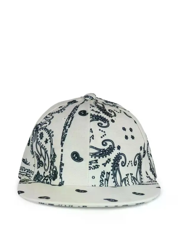 THE WORLD IS YOURS Paisley-print Baseball Cap - Neutrals