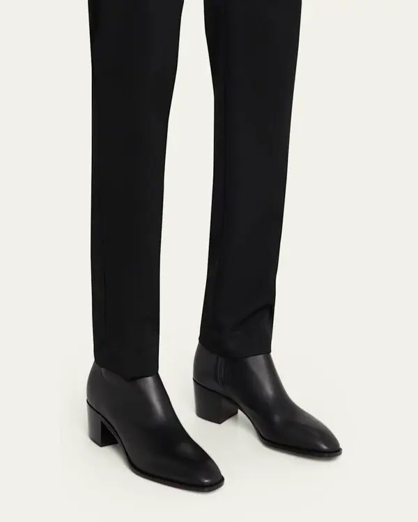CHRISTIAN LOUBOUTIN Ziggissimo Forever Leather Ankle Boots