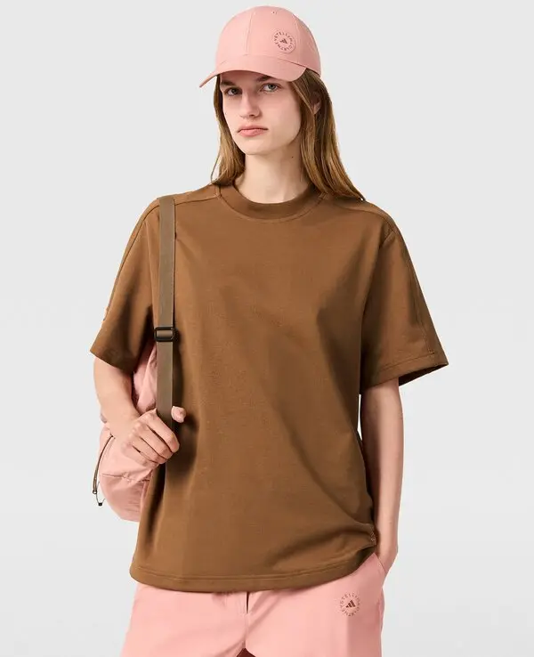 Stella McCartney Oversized Logo T-shirt - Brown