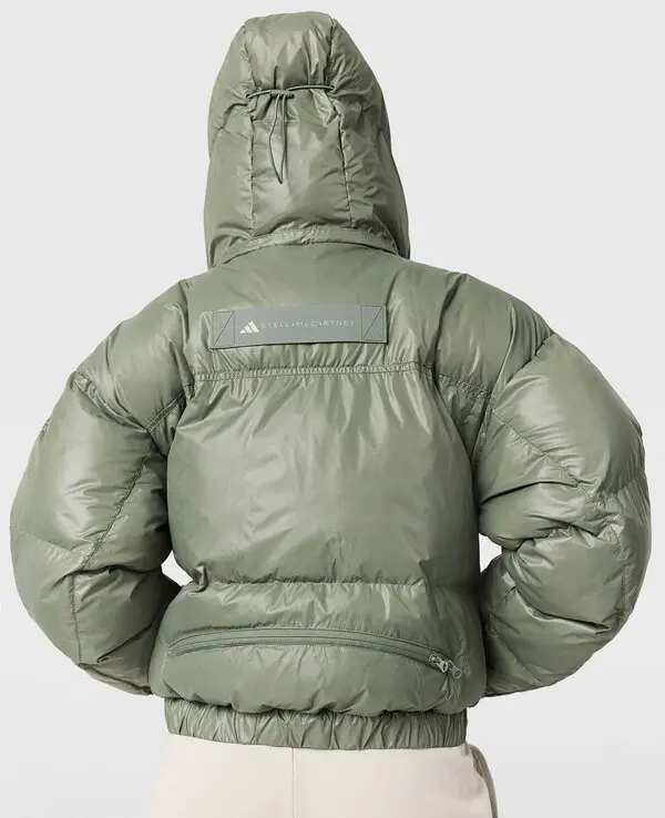 Stella McCartney Truenature Short Padded Hooded Jacket