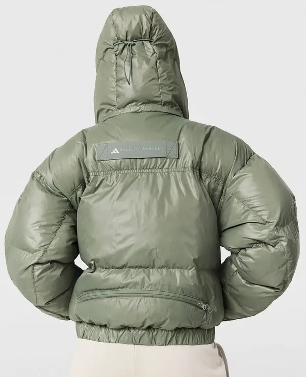 Stella McCartney Truenature Short Padded Hooded Jacket