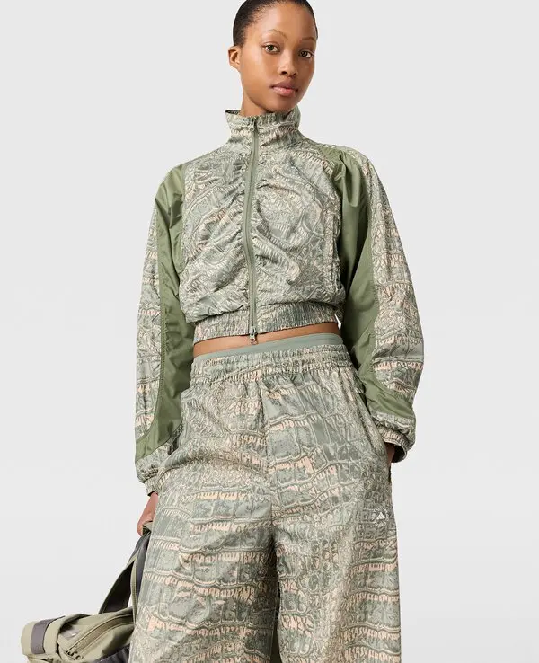 Stella McCartney Funnel Neck Graphic Print Track Jacket