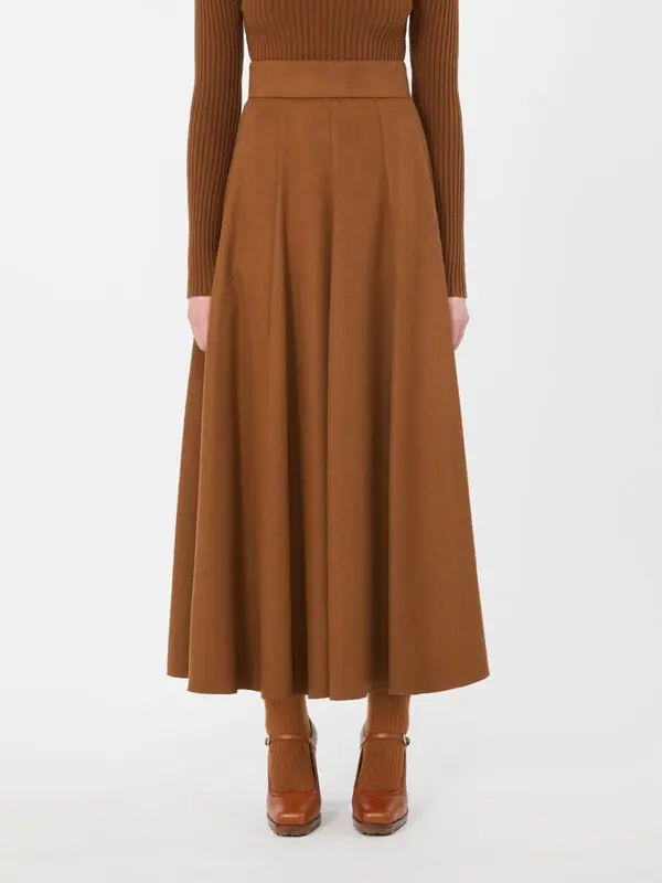 Max Mara A-line Zibeline Skirt