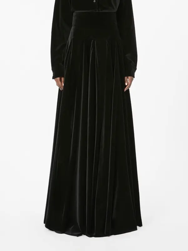 Max Mara Long Velvet Skirt