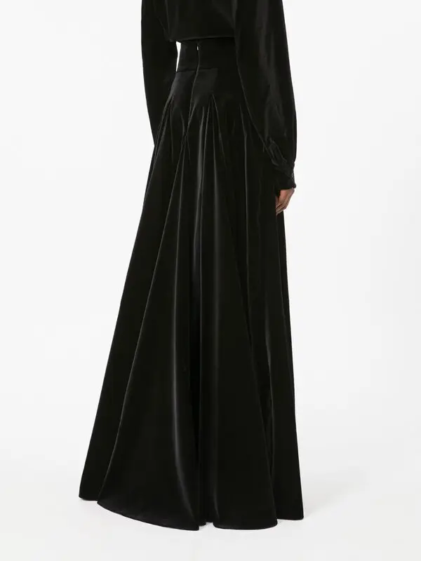 Max Mara Long Velvet Skirt