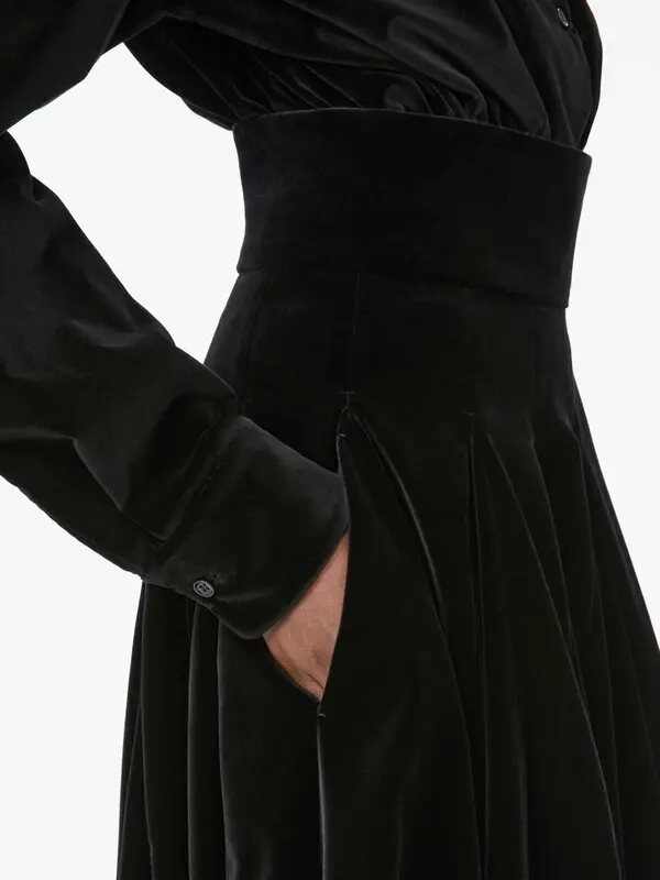 Max Mara Long Velvet Skirt