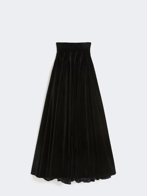 Max Mara Long Velvet Skirt