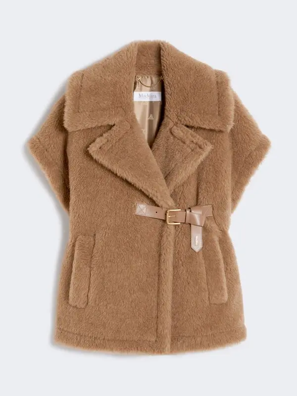 Max Mara Alpaca And Cashmere Teddy Cape