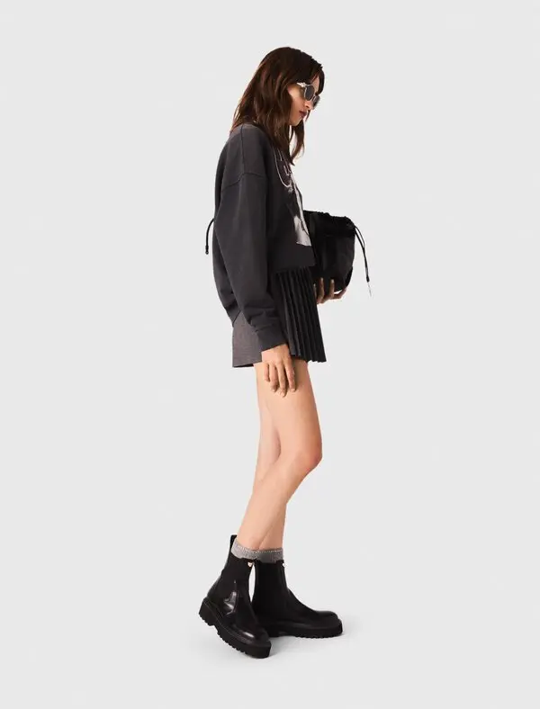 Maje X Céline Dion Cotton Sweatshirt