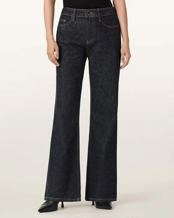 ALLSAINTS Ember Sparkle Embellished Jeans