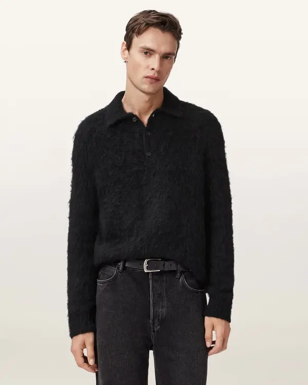 ALLSAINTS Sonny Long Sleeve Polo