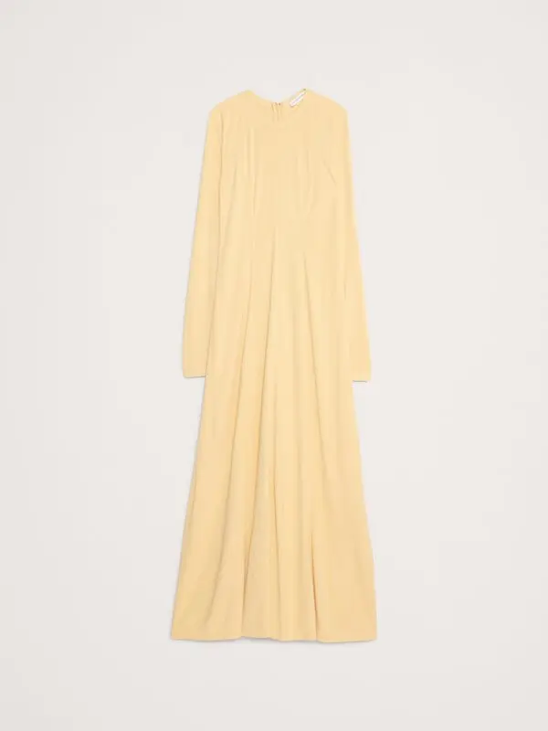 Banana Republic Paneled Knit Maxi Dress - Sahara Sun Yellow | Editorialist