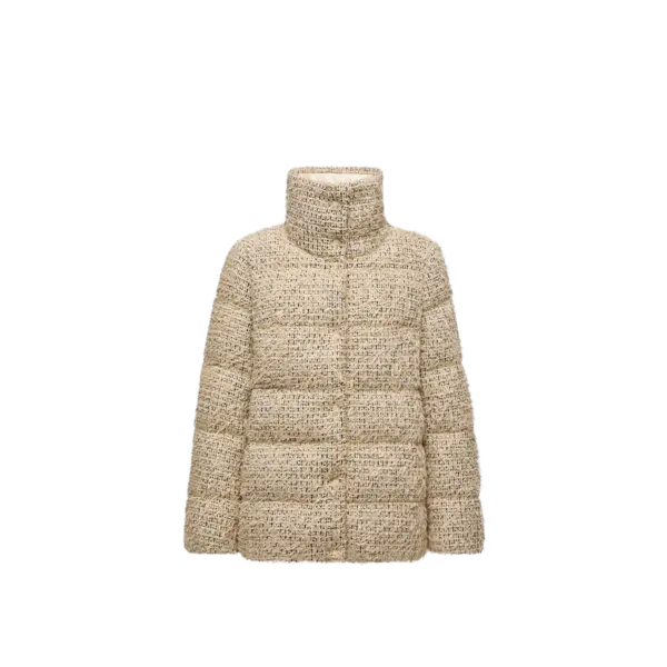 Moncler Cochelle Tweed Down Jacket