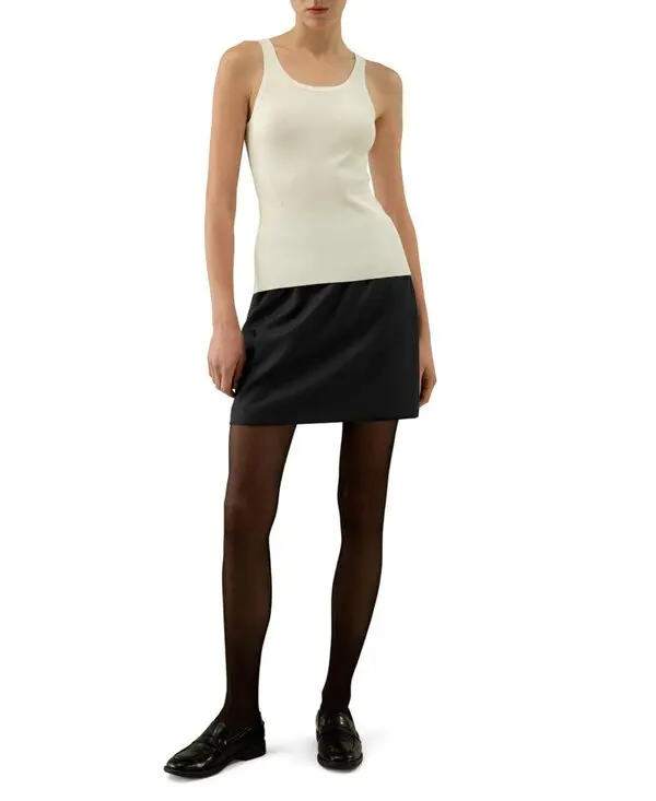 Lilysilk Basic Silk Tank Top - Natural White