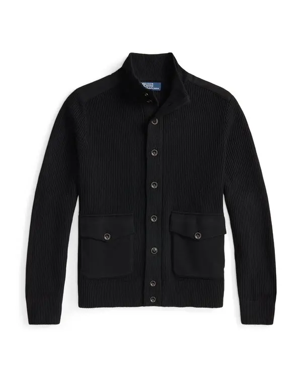Polo Ralph Lauren Wool Mockneck Cardigan