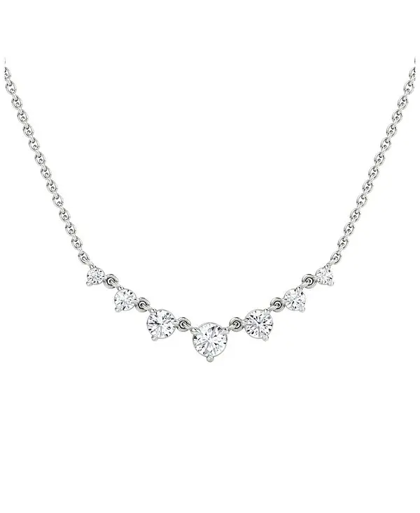 VRAI Petite Linked Tennis Necklace - Silver