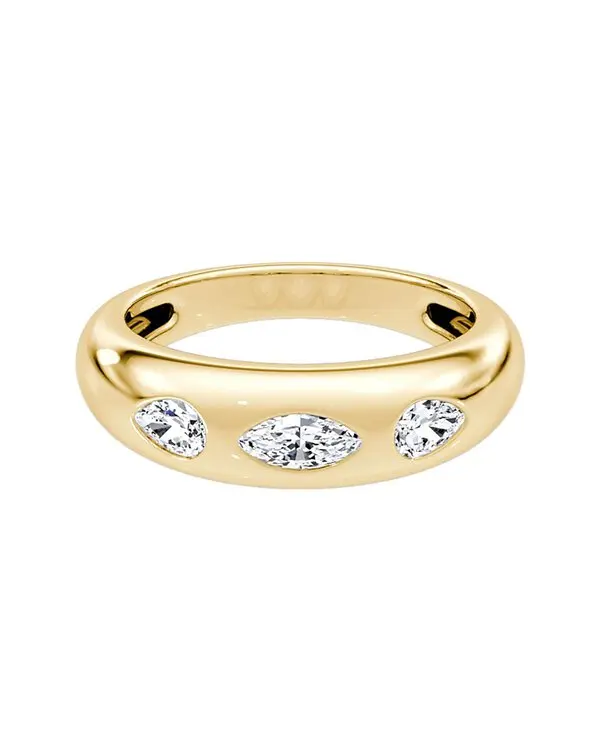 VRAI Petite Multi-shape Band With Lab Grown Diamonds - Gold