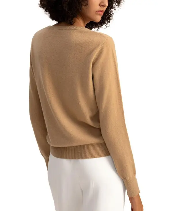Lilysilk Baby Cashmere Crewneck Sweater - Camel