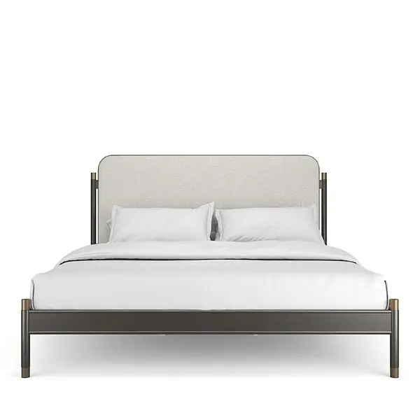 CARACOLE Campaign Bed, King - No Color