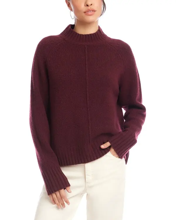 Karen Kane Turtleneck Sweater - Wine