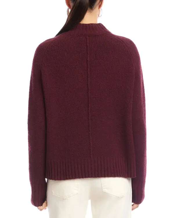 Karen Kane Turtleneck Sweater - Wine