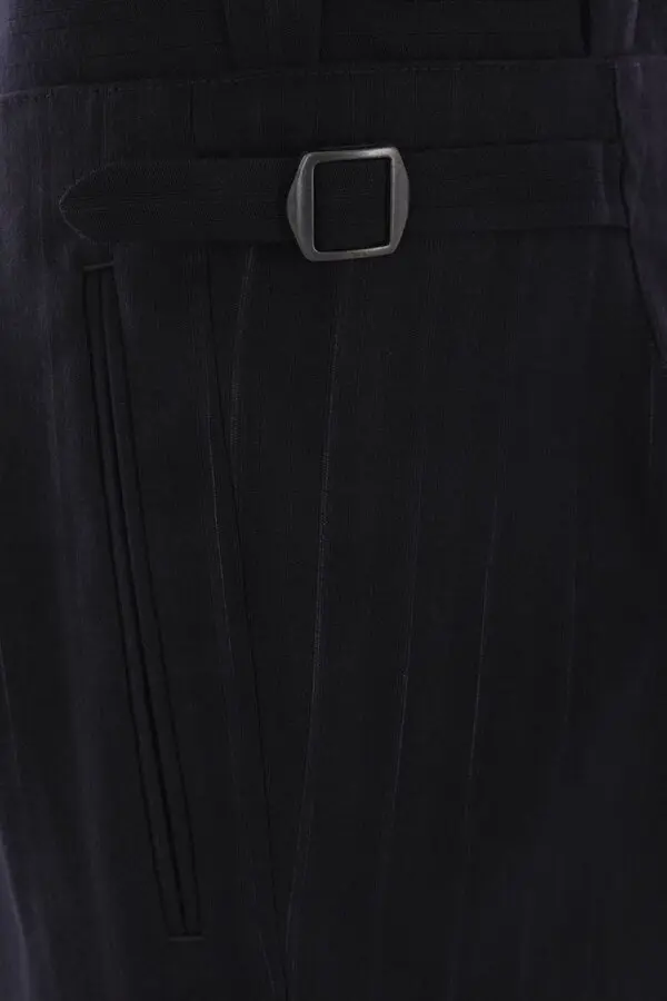 Prada Pinstriped Wool-blend Trousers