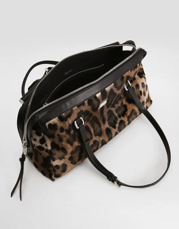 Dolce & Gabbana Leo-print Vittoria Bag - Multicolor