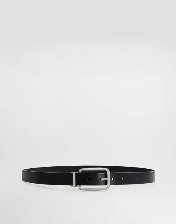 Dolce & Gabbana Calfskin Belt - Black