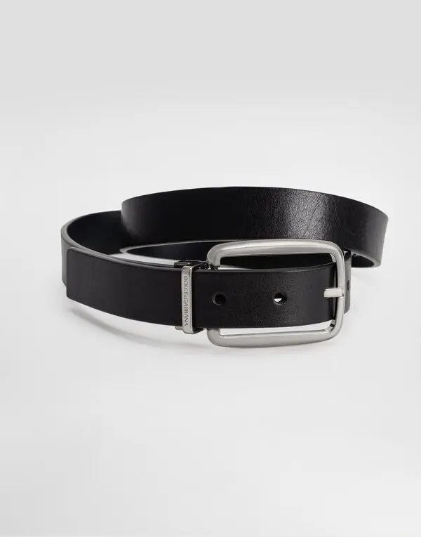 Dolce & Gabbana Calfskin Belt - Black