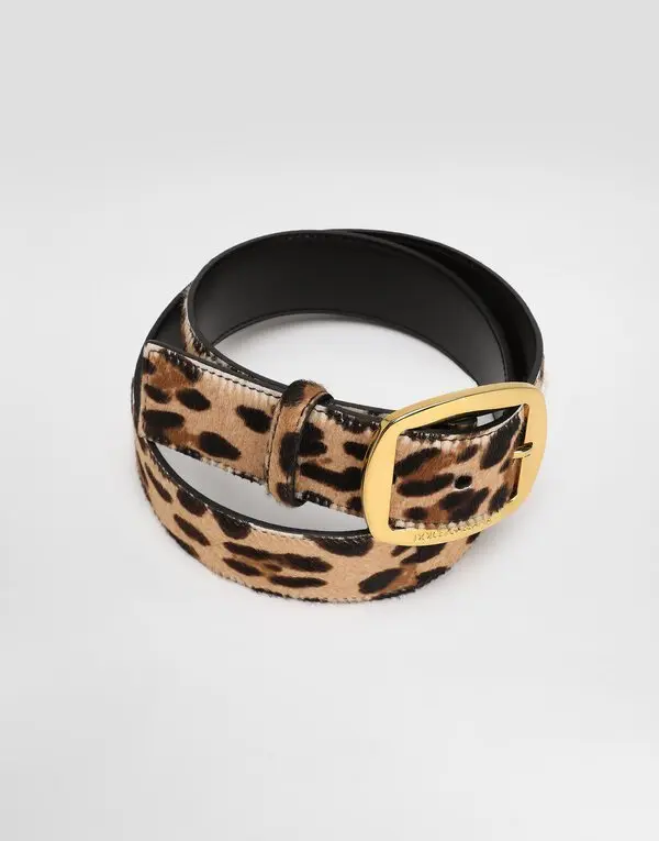 Dolce & Gabbana Leo Calf Belt