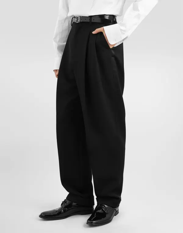 Dolce & Gabbana Wool Gabardine Trousers