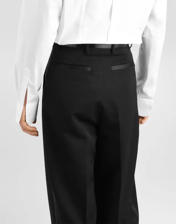 Dolce & Gabbana Wool Gabardine Trousers