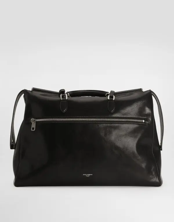 Dolce & Gabbana Calfskin Vittoria Tote - Black