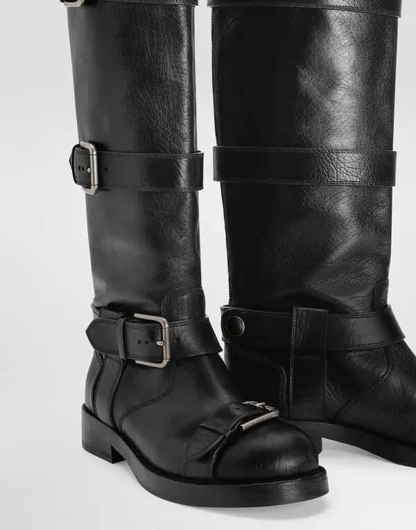 Dolce & Gabbana Bernini Horse Leather Boots