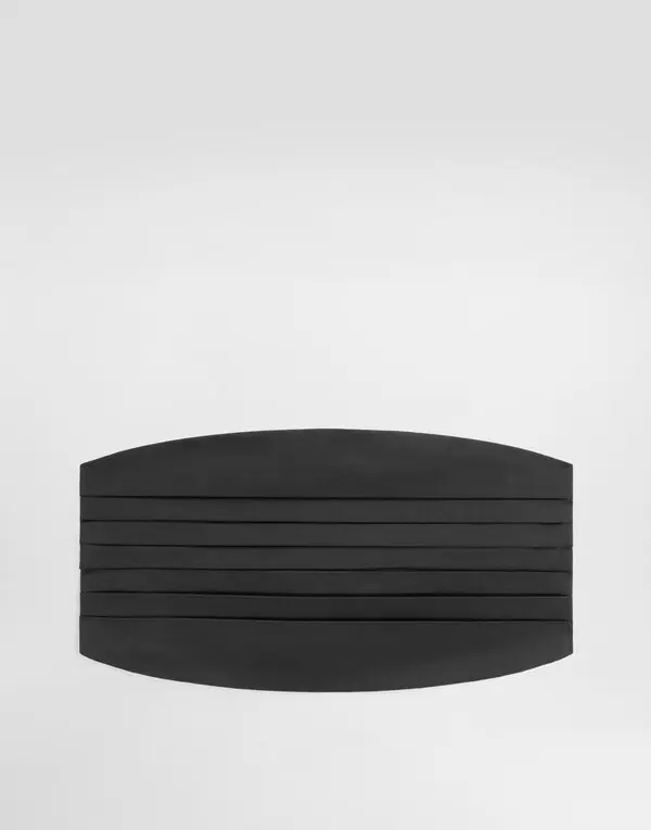 Dolce & Gabbana Satin Tuxedo Cummerbund - Black