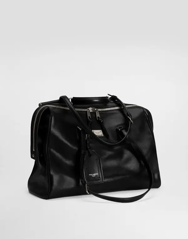 Dolce & Gabbana Vittoria Calfskin Bag - Black