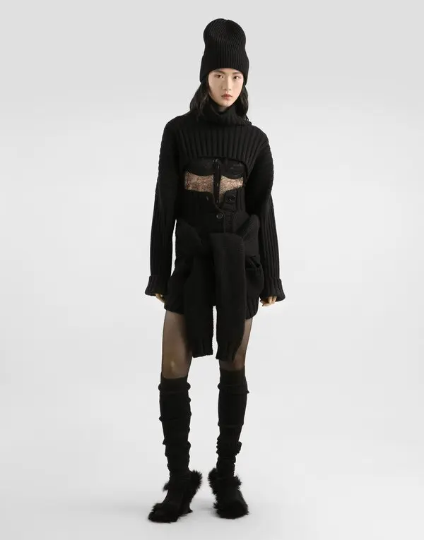 Dolce & Gabbana Virgin Wool And Cashmere Cardigan