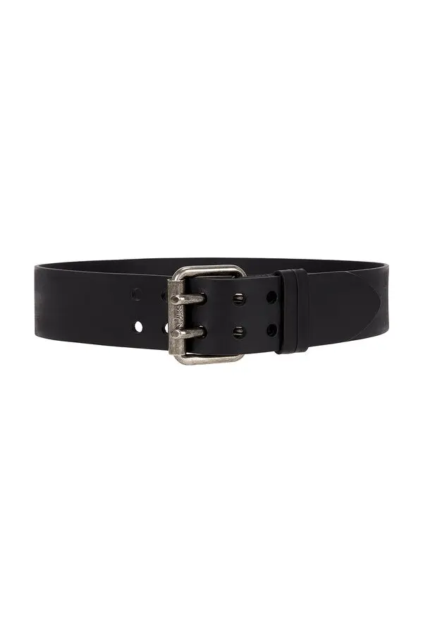 Saint Laurent 5cm Ceinture Boucle Motorcycle Belt - Black