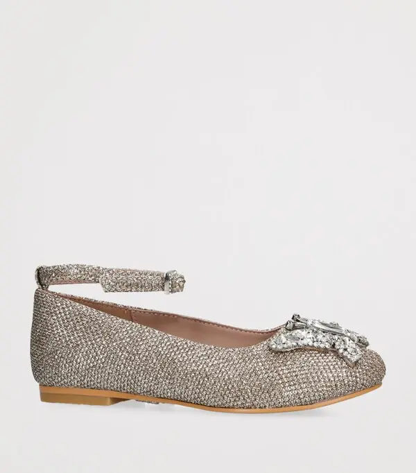 ARUNA SETH Metallic-thread Angelina Ballet Flats
