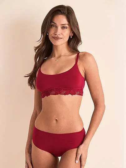 Victoria's Secret Adore Me Shiloh Wireless Bralette - Red