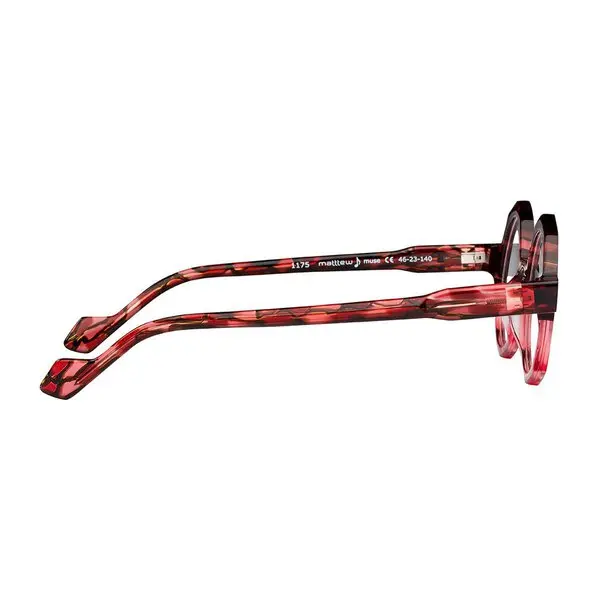 Matttew Geometric Titanium Eyeglasses - Pink - 11% Off  display picture 1
