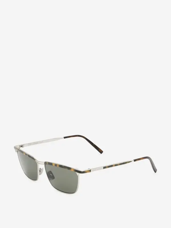 Saint Laurent Square Sunglasses - Silver