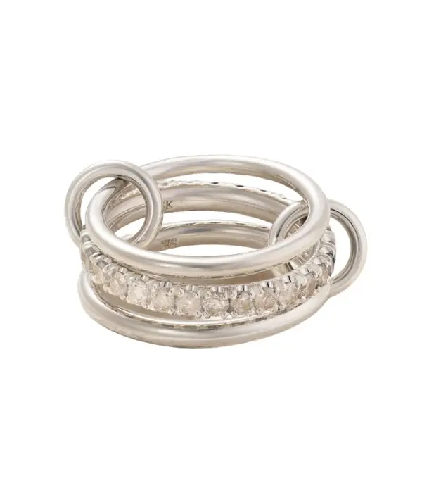 SPINELLI KILCOLLIN Petunia Diamond Ring - Silver