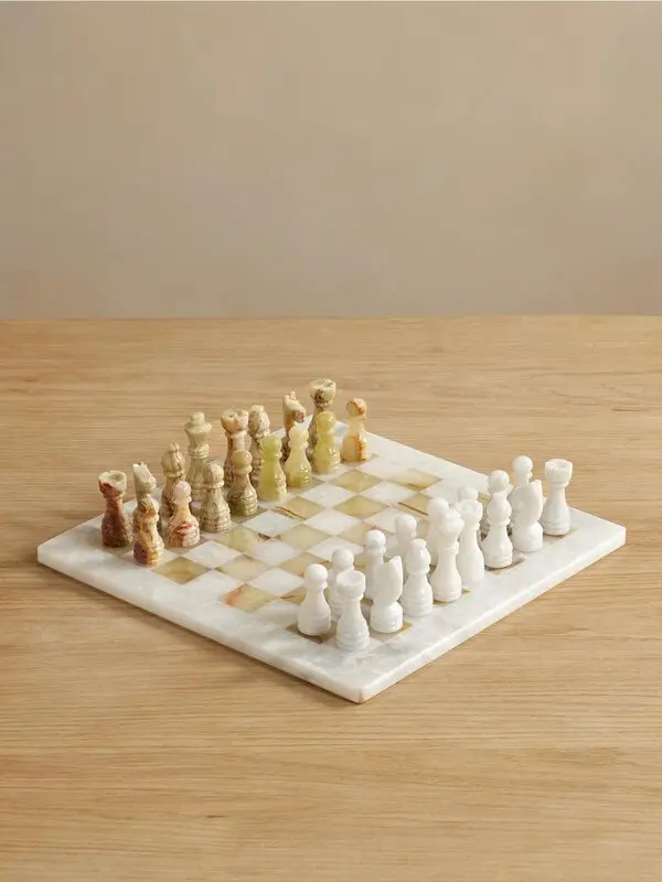 Jia Jia Onyx Chess Set - Green