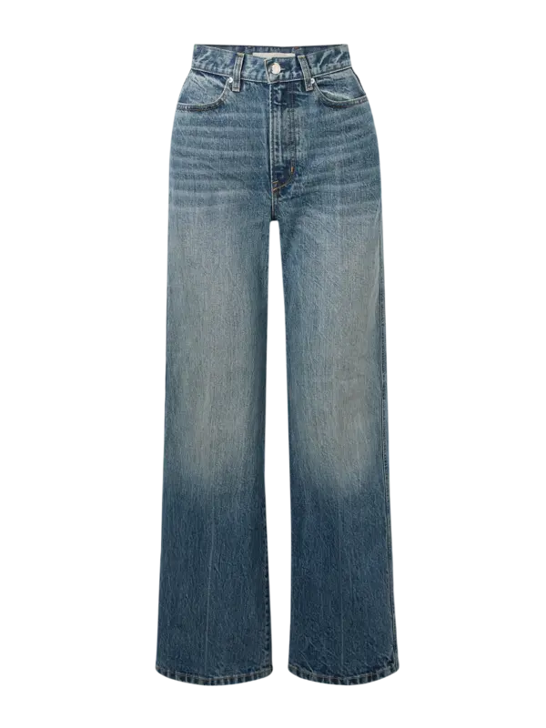 RÙADH The Quinn High-rise Straight-leg Jeans - Blue