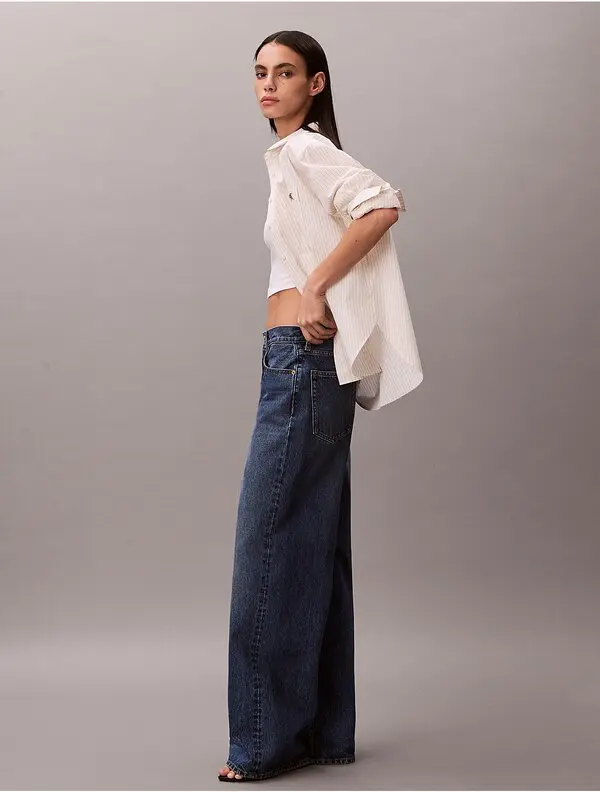 Calvin Klein Wide Leg Jeans - Indigo Julius