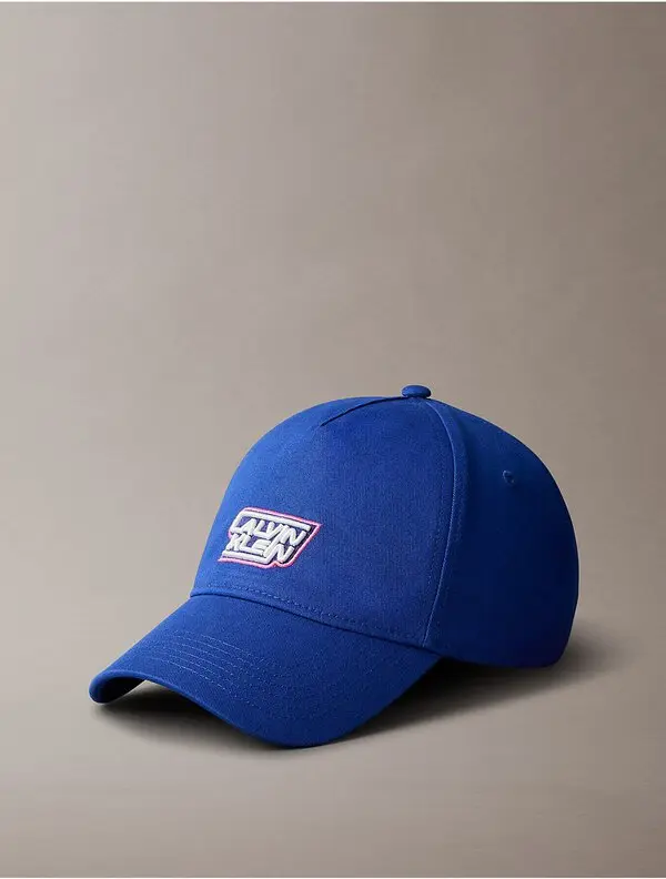 Calvin Klein Sport Logo Graphic Baseball Cap - Cobalt