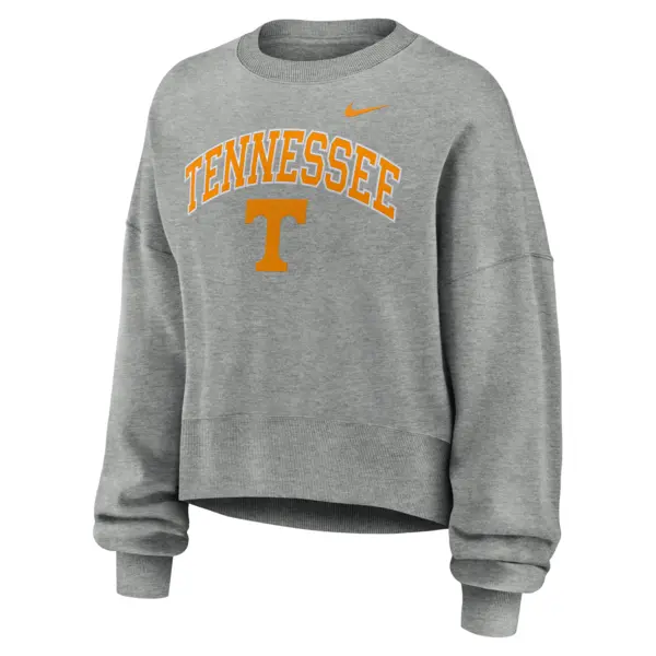 Nike Tennessee Phoenix Arch College Pullover Crew - Grey